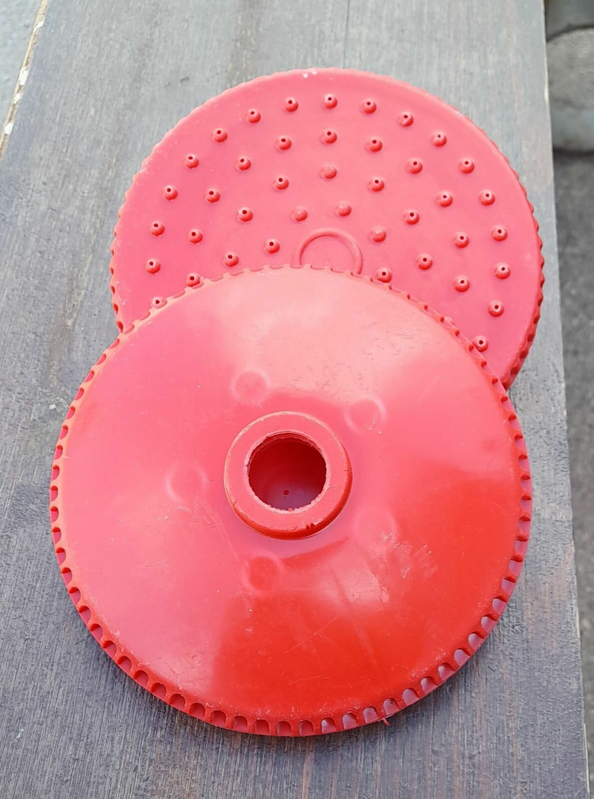 Рассеиватель для летнего душа насадка 2шт (пластик, цветной) (1/2") / Лейка для летнего душа/