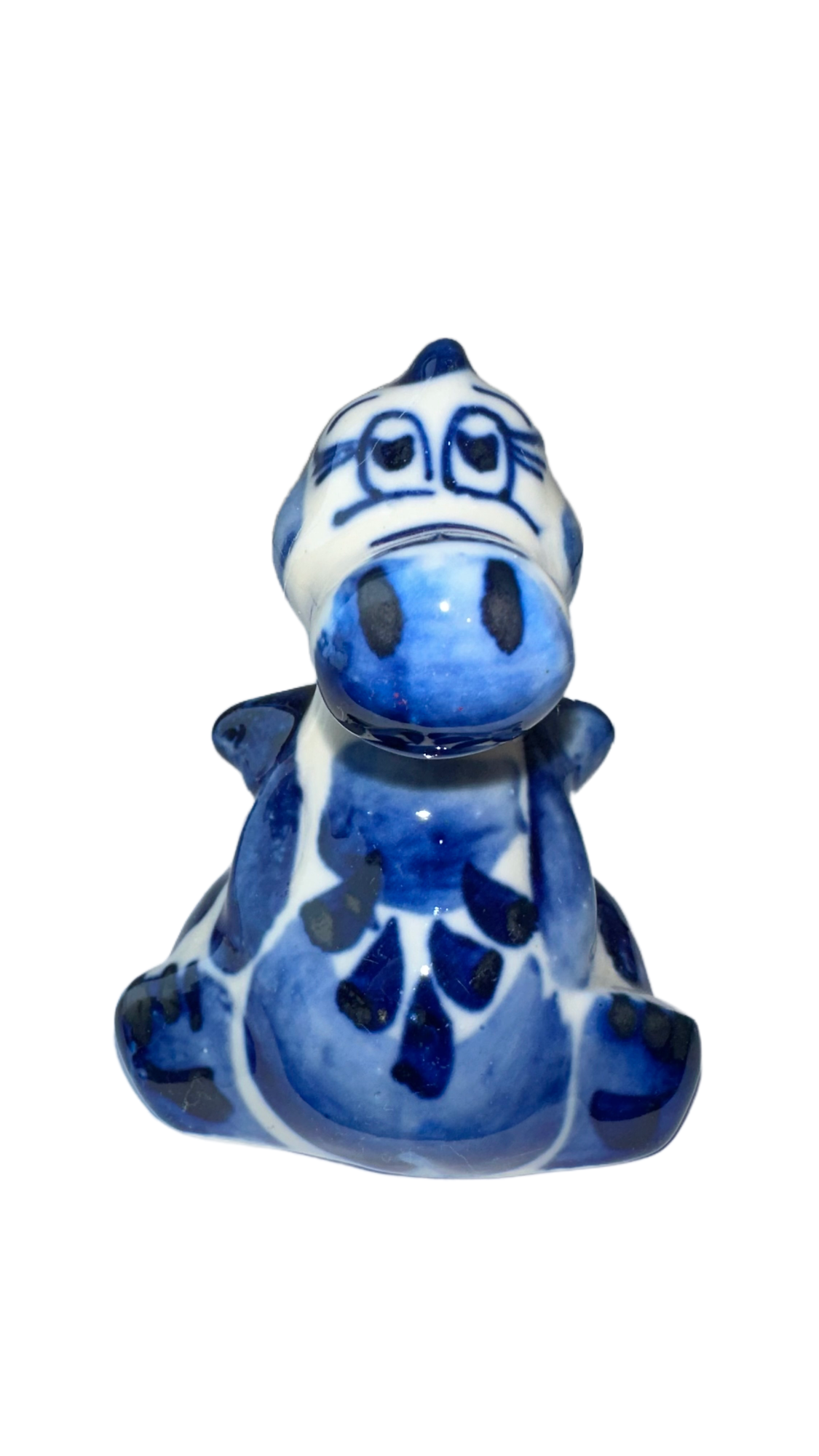 Фигурка "Дракончик", гжель