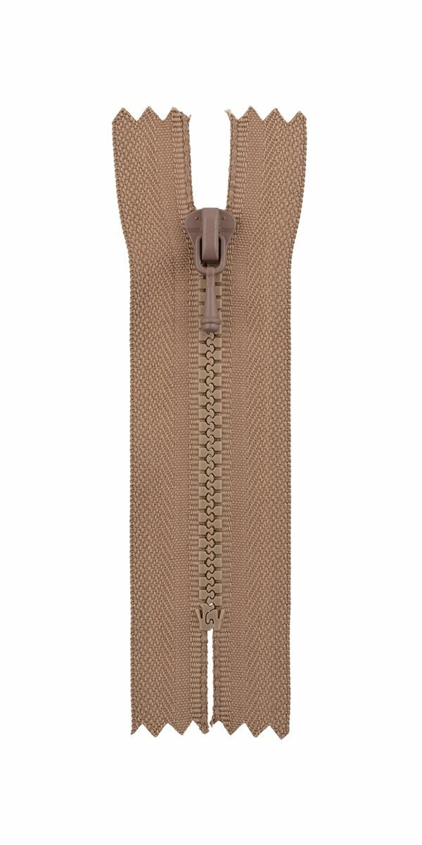 Молния трактор "GAMMA" ZipD 3T 8 см Тип 3 5 шт. неразъёмная №286 св. коричневый