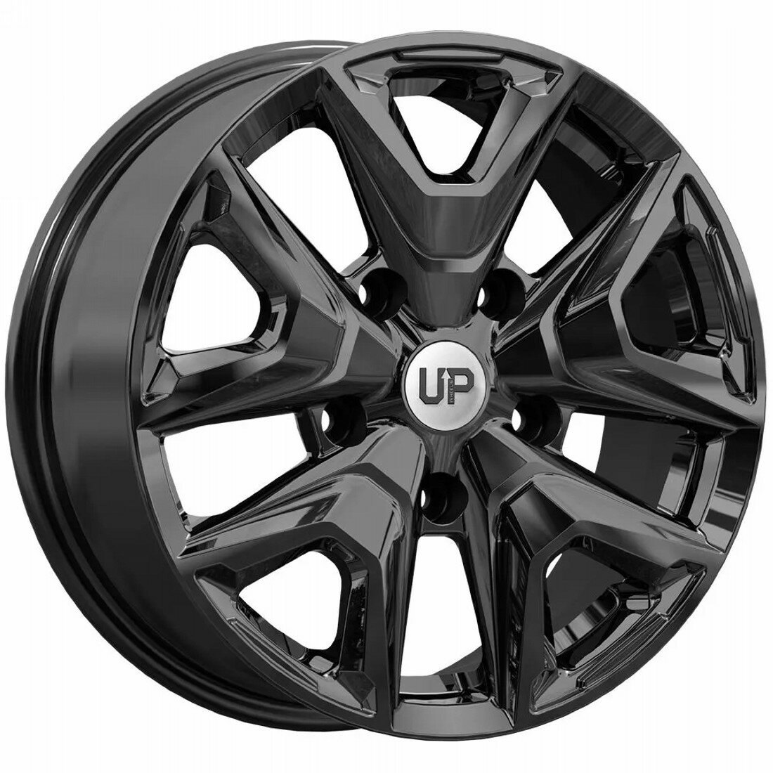 Колесный диск Wheels UP Up119 6,5x16 5x139,7 ET40 98 New Black литой для автомобиля