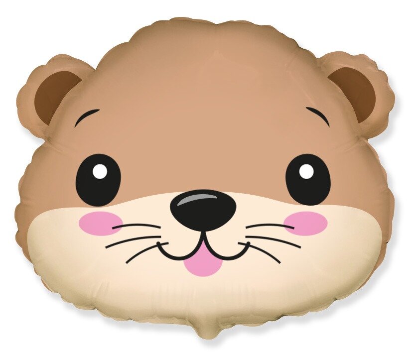 Шар (24'/61 см) Фигура, Маленькая выдра, 1 шт.