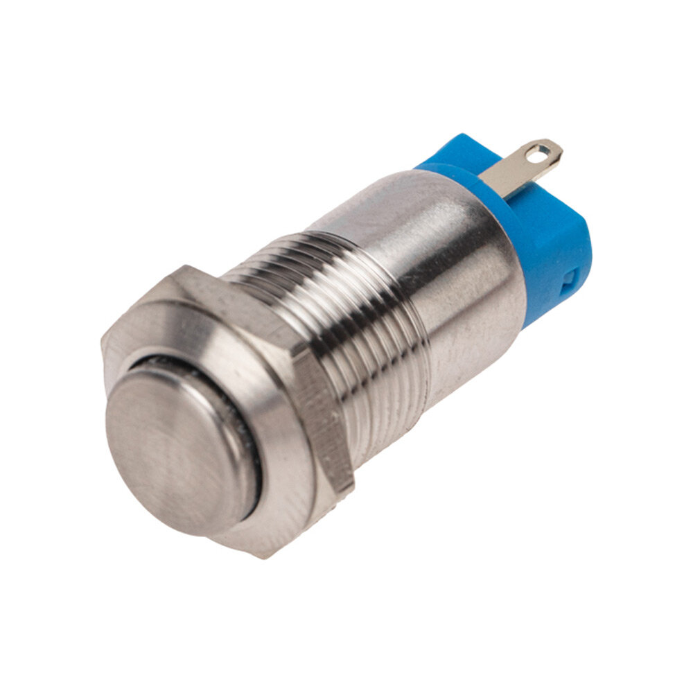 Кнопка антивандальная Rexant (ON)-OFF d12 (2с) выпуклая, без фиксации {36-3151} (1 шт)