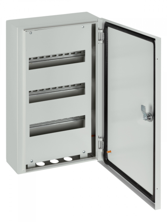 Щит распределительный TDM Electric / ТДМ Электрик ЩРН-36, стальной, серый, 36 модульных расстояний IP54, размером 540х330х120мм / электрика