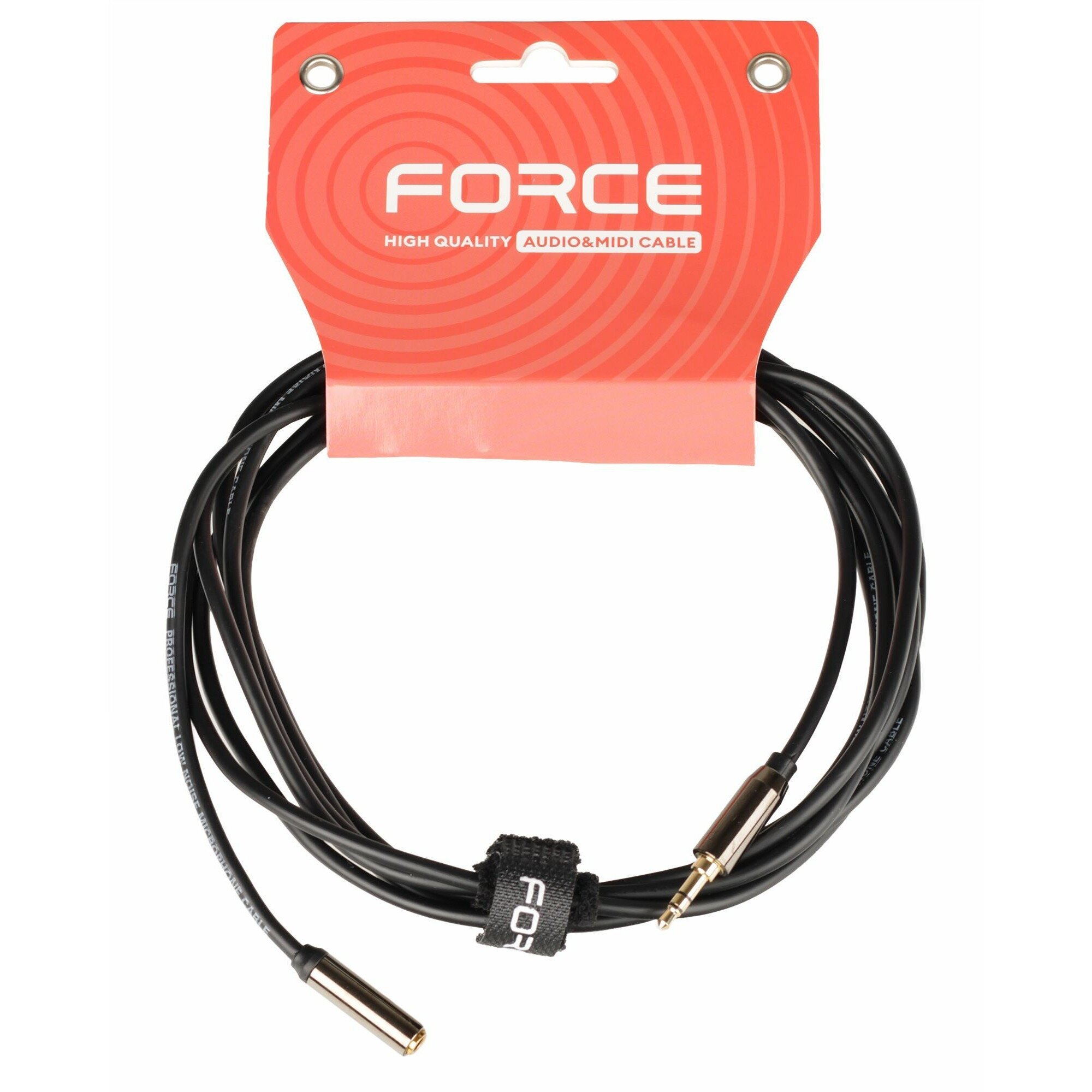 Удлинитель 1xMini Jack - 1xMini Jack FORCE FLC-05/3 3.0m