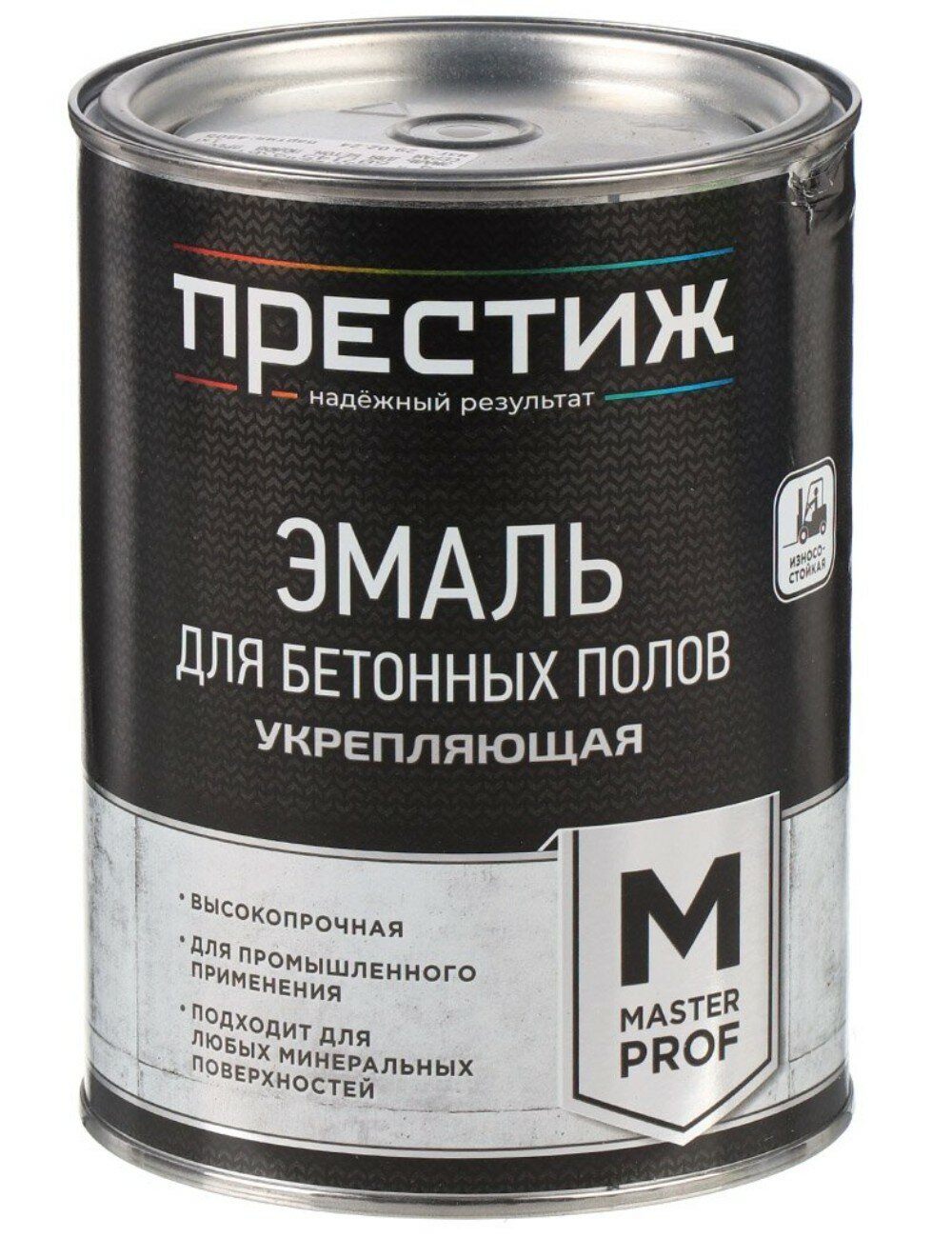 Эмаль акриловая для бетонных полов, белая, 4 кг