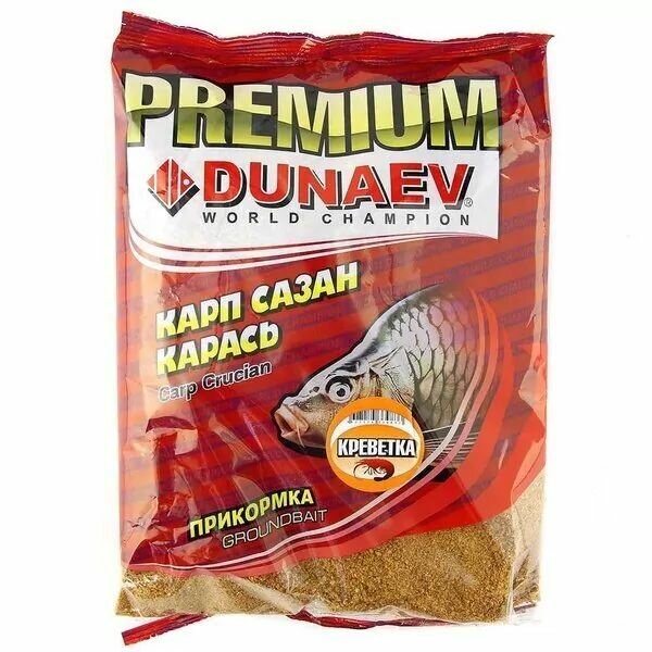 Прикормка DUNAEV Премиум 1кг Креветка