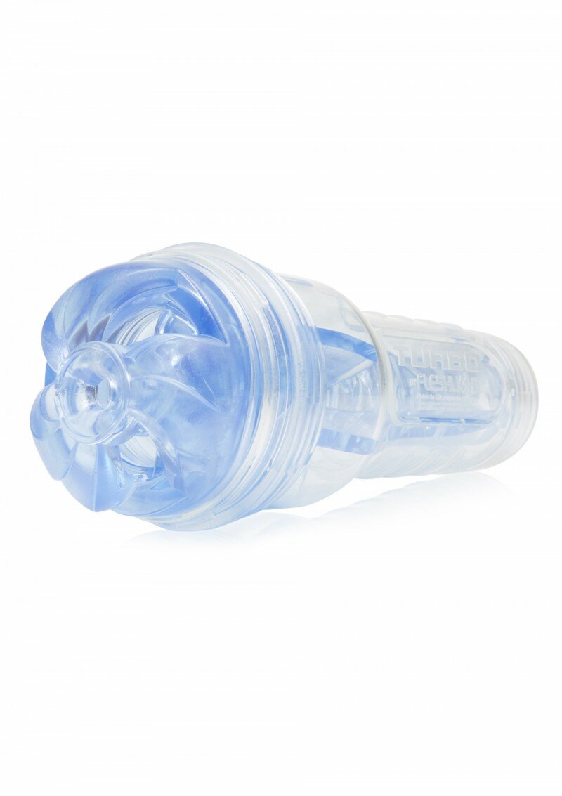 Мастурбатор Fleshlight Turbo Thrust Blue Ice, реалистичный, бесцветный