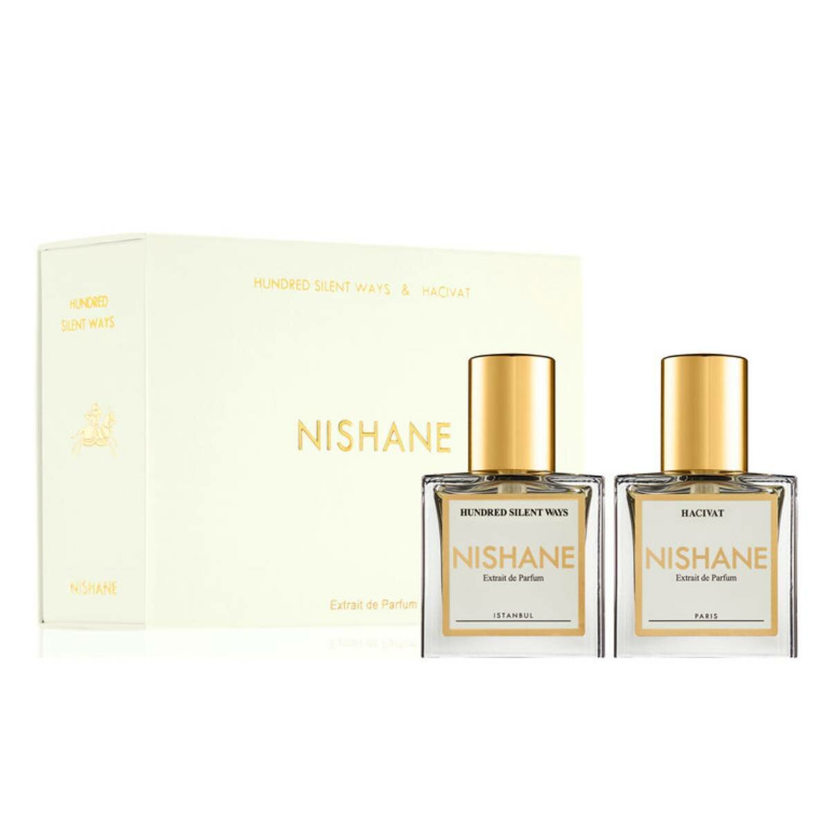 Парфюмерный набор унисекс Nishane Набор: Hacivat Духи 15 мл, Hundred Silent Ways Духи 15мл