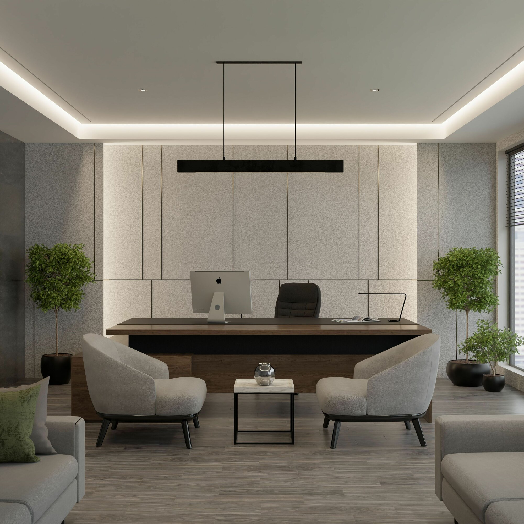 Керамогранит PRIMAVERA Forest Grey WD12, матовый, 20 на 80 см, упаковка 1,76м2/11шт./уп.