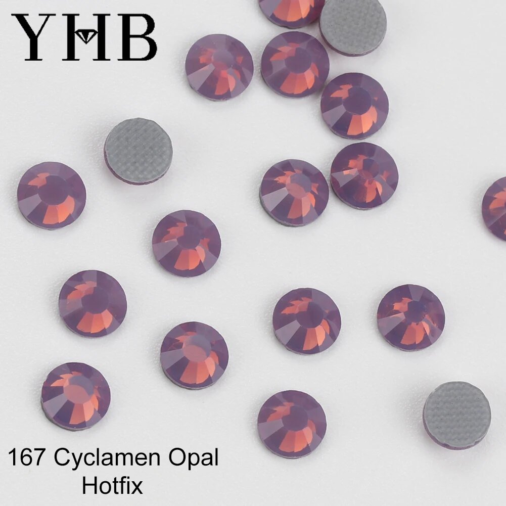 Стразы YHB для декорирования 5mm SS20 1440pcs, 167 Cyclamen Opal