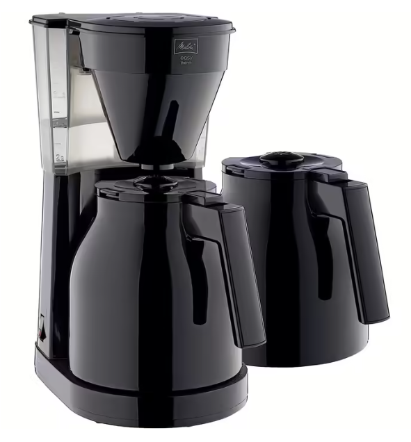 Капельная кофеварка Melitta Easy Therm 1023-06, 1 литр, цвет черный