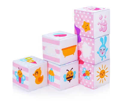 Кубики - мякиши "Малышарики-мультики"