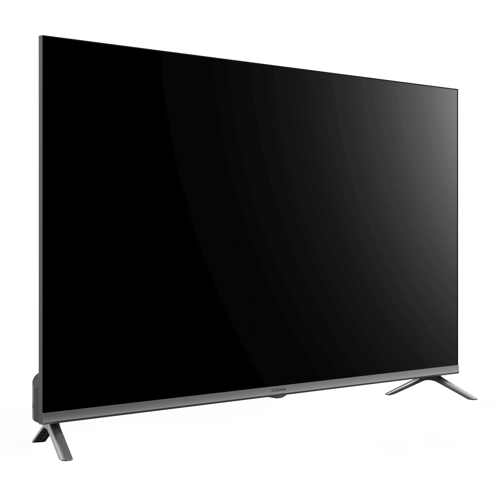 ЖК-телевизор LED Digma 43" DM-LED43UBB41, Android TV, 4K Ultra HD, Frameless Metal, серый