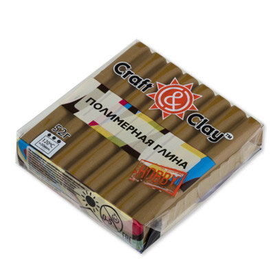 "Craft&Clay" полимерная глина CCH металлик 52 г 1106 темное золото