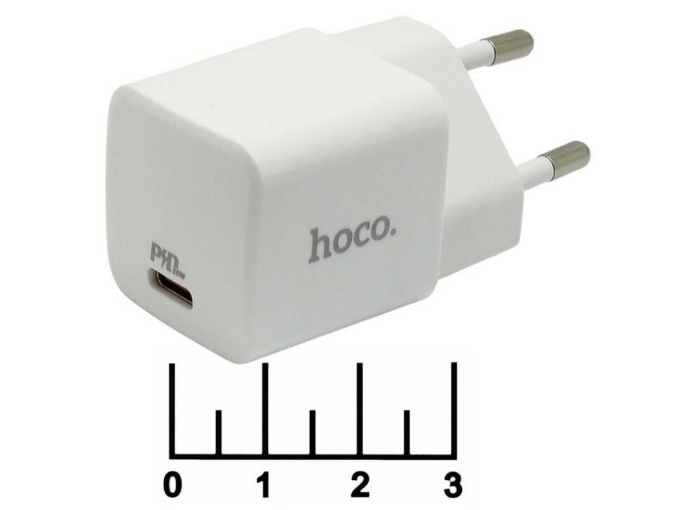 Сетевое зарядное устройство USB 5V 3A/9V 2.22A/12V 1.67A 20W QC-3.0 Hoco N10