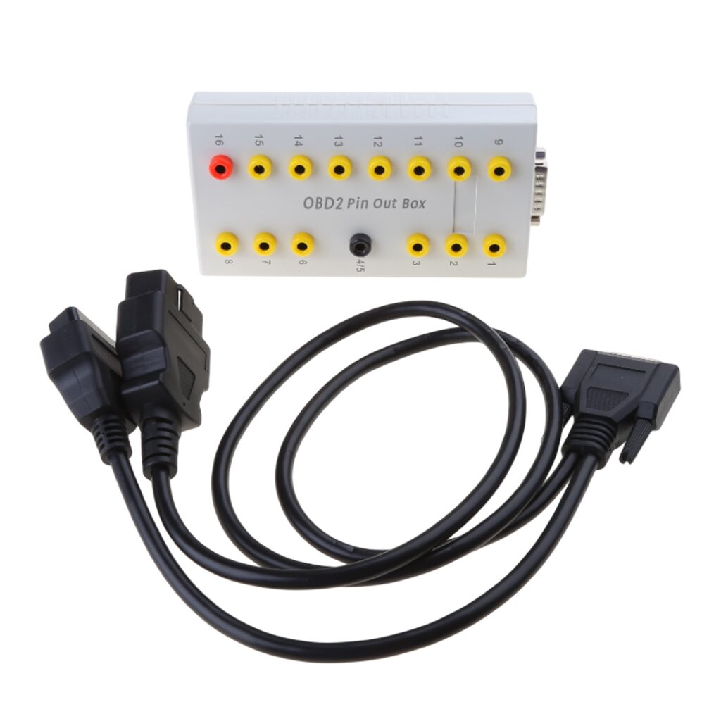 Блок Отключения OBD-II, Тестер Распиновки OBD2 Детектор 16-Контактного Протокола OBDII OBD2 EOBD Детектор