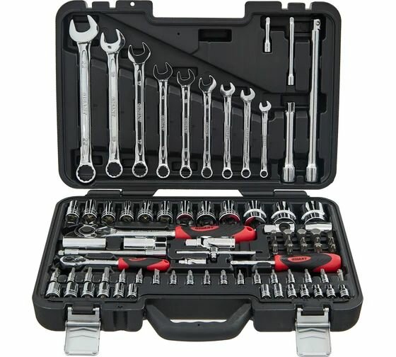Набор инструментов для автомобиля Gigant Professional 1/2" и 1/4" 82 предмета GPS 82