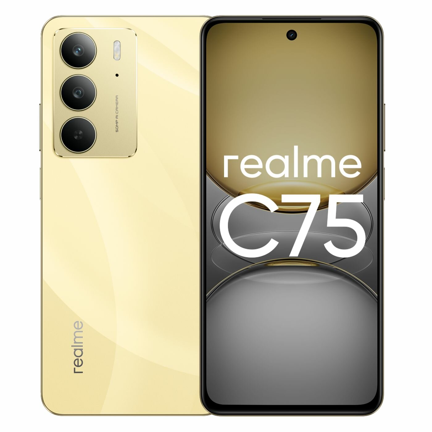 Смартфон realme C75 8/256 Гб золотой