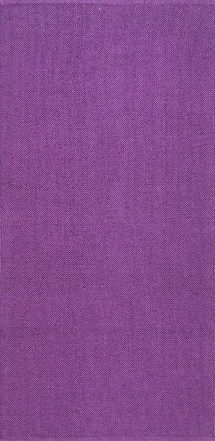 Фиолетовый ковер, современный, Индия, 70 x 140 см