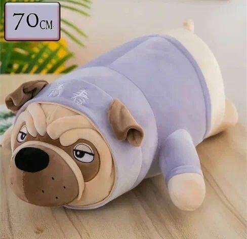 Мягкая игрушка Батон Мопс 70 см