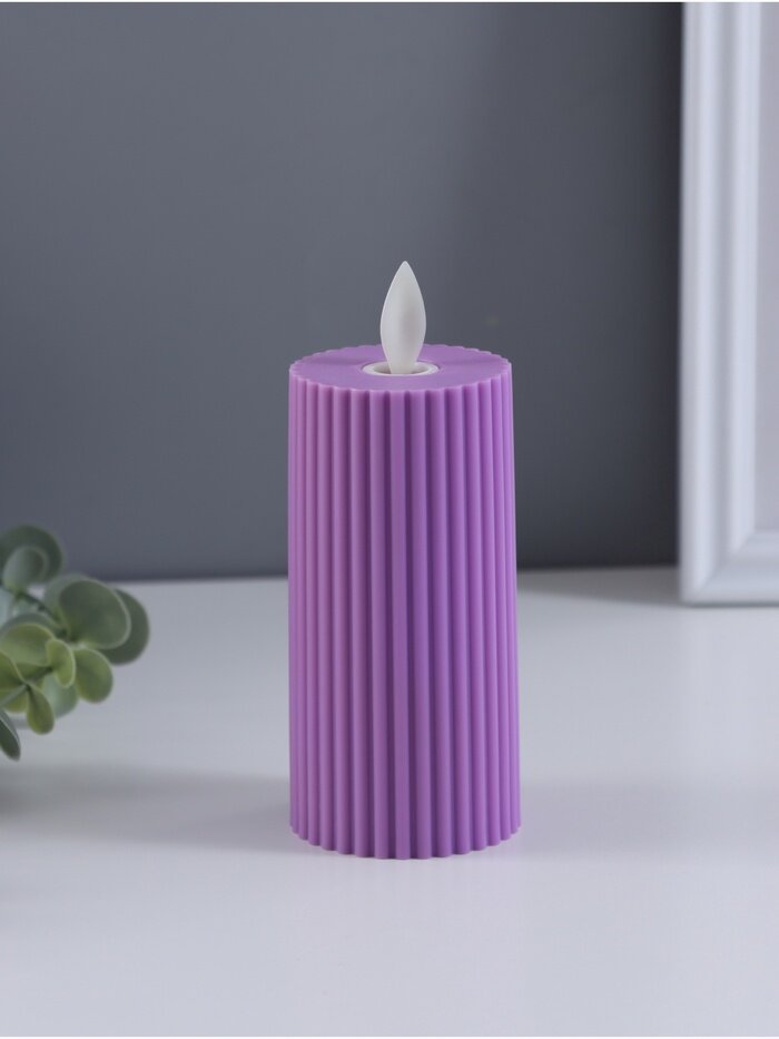 Светодиодная свеча, ночник LED RISALUX «Уют», 3×AG13,