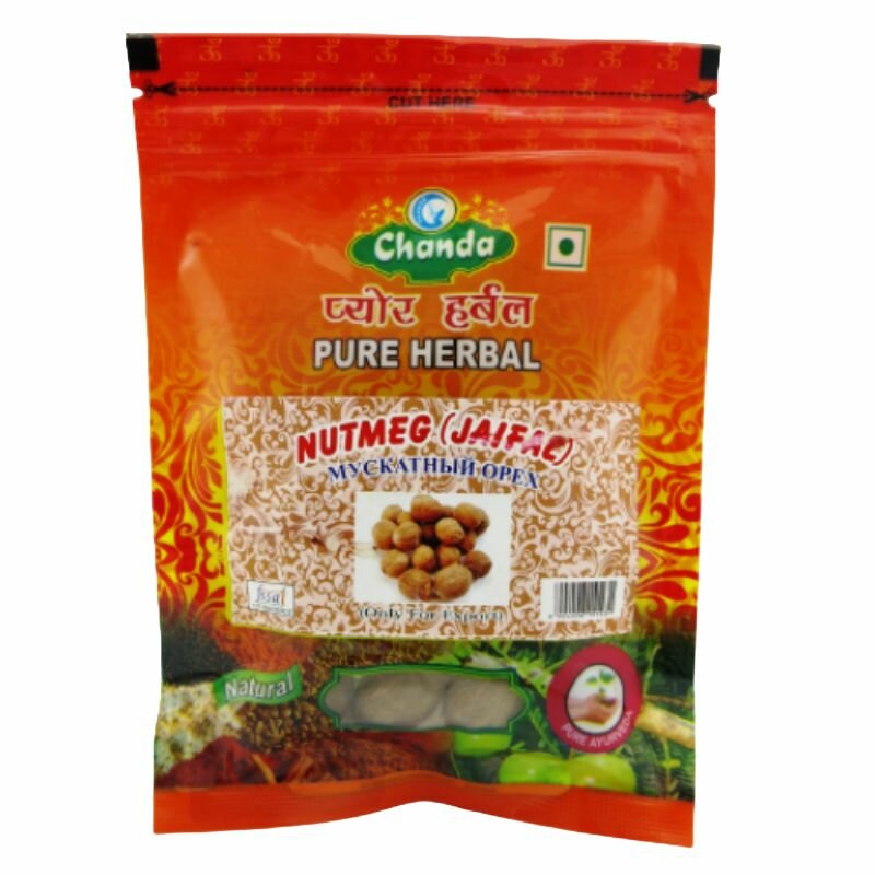 NUTMEG Jaifal, Chanda (мускатный орех, Чанда), 50 г.