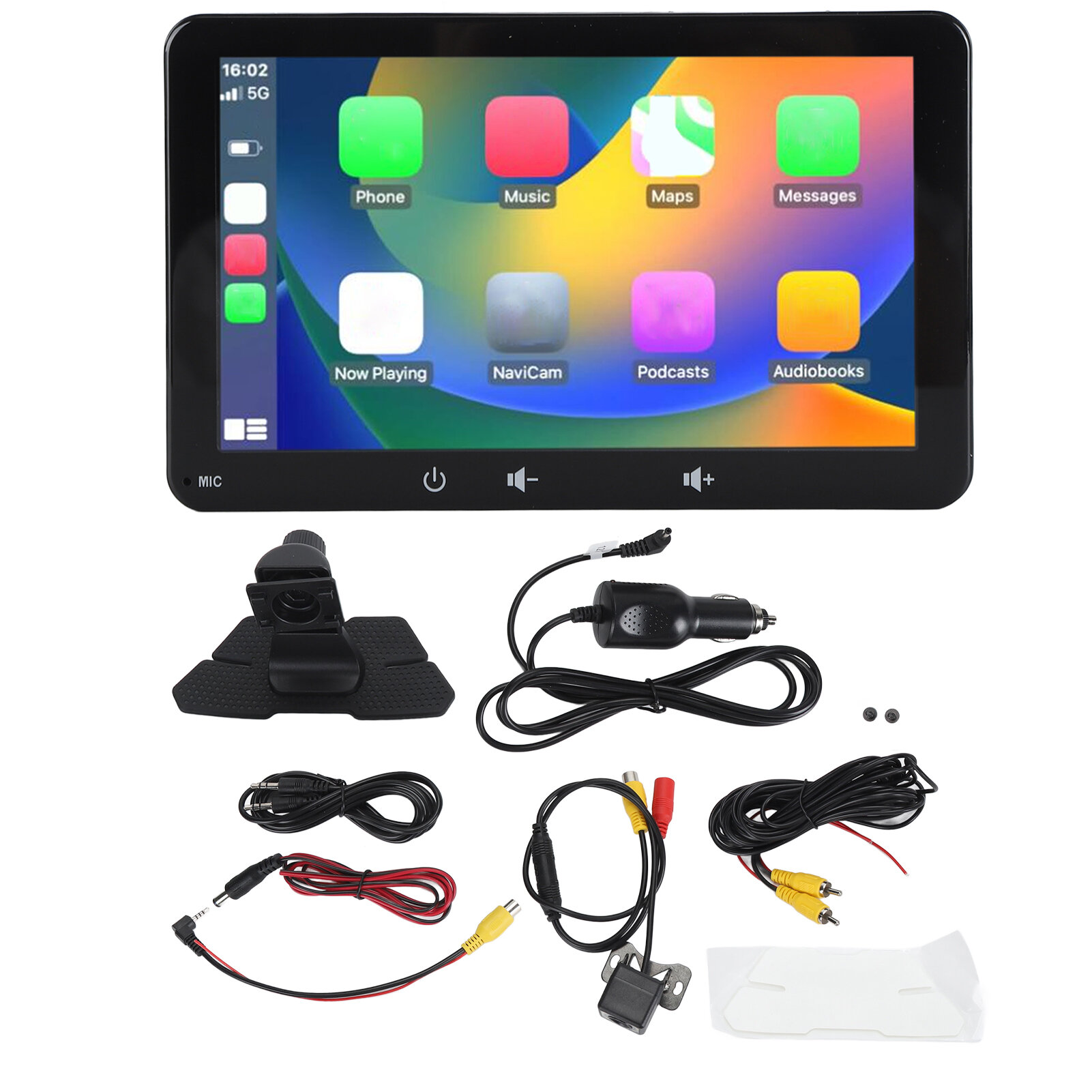 Портативная автомобильная стерео для CarPlay для Android Auto 7 -дюймовый HD HD -экранист