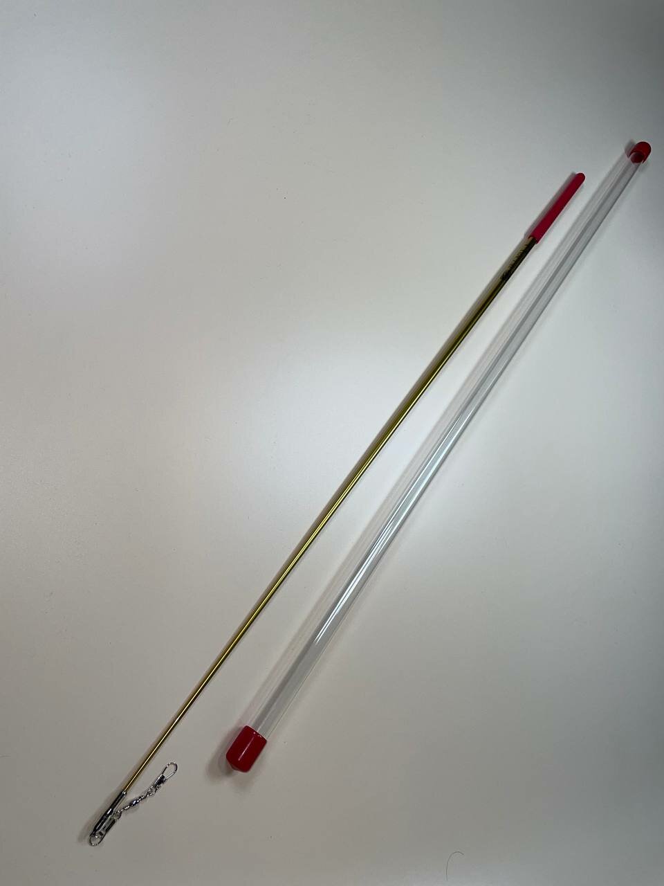 Профессиональная палочка для художественной гимнастики Chacott Metalic stick (Point flexible) 60 см для соревнований, цвет золото 699 Gold