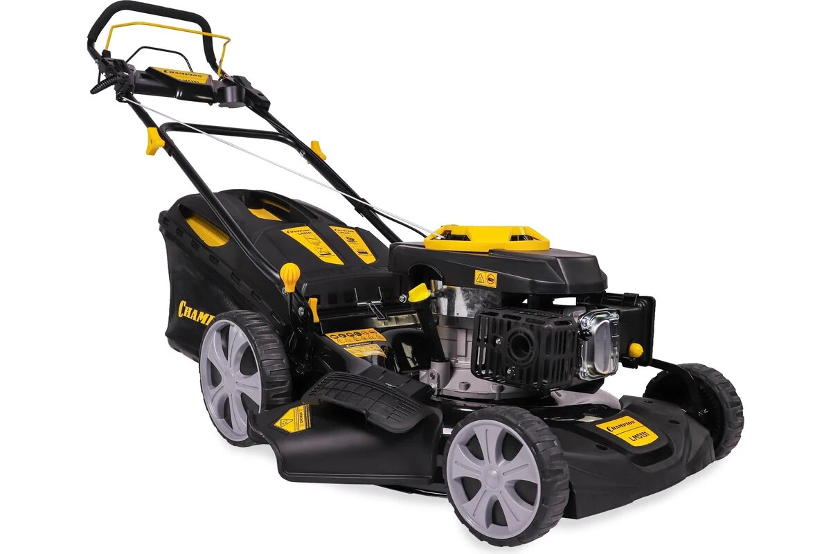 Газонокосилка CHAMPION LM5131, складная рукоятка, травосборник 60 л, сталь