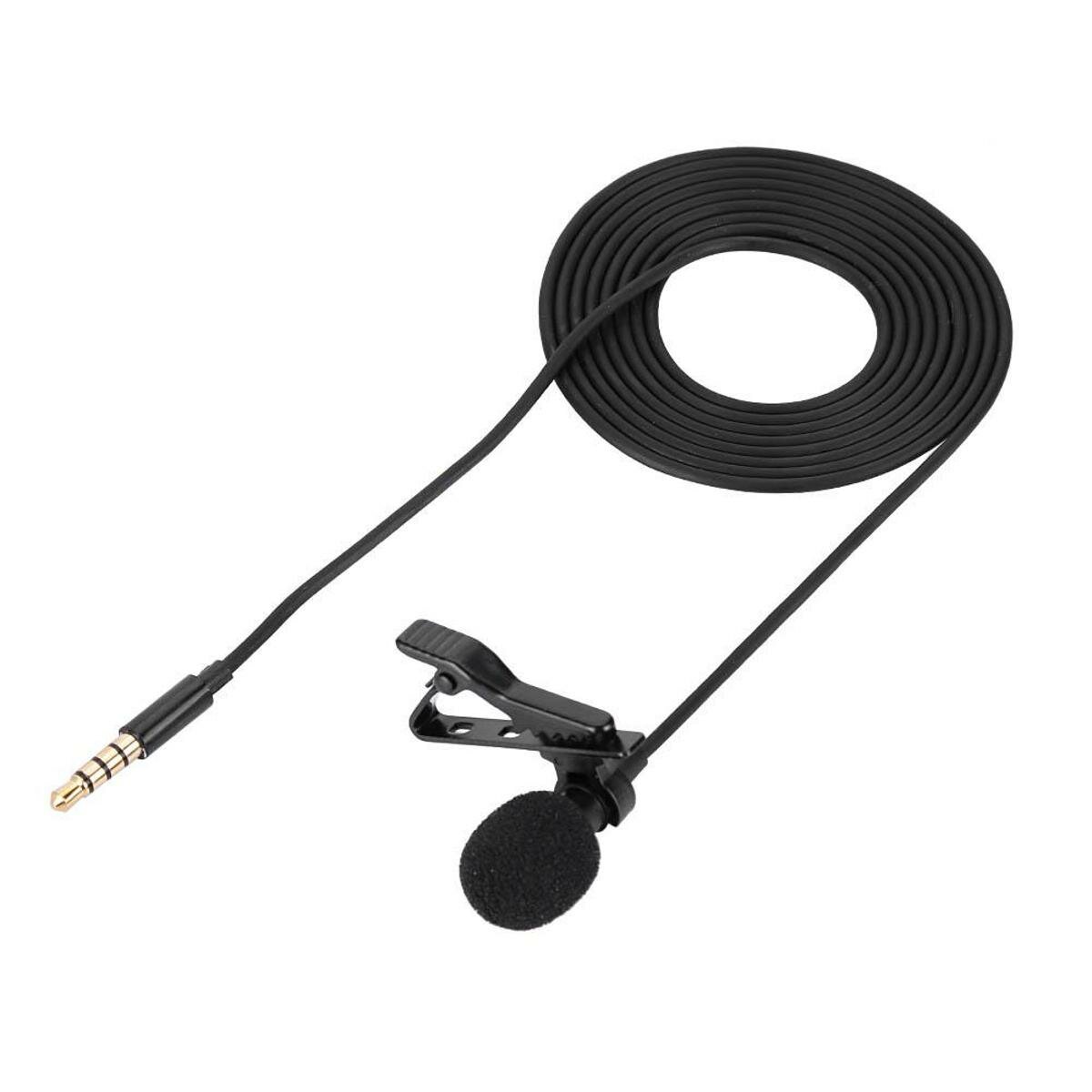 Петличный микрофон всенаправленный конденсаторный микрофон для iPhone Samsung Android и Windows смартфонов