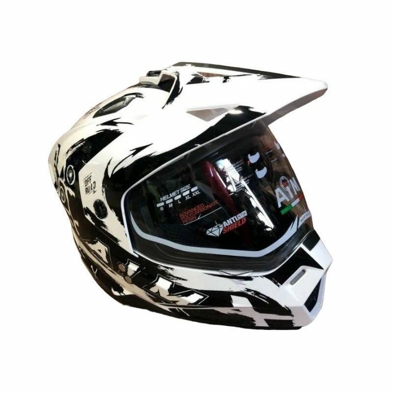 Шлем детский AiM JK802Y White/Black, Y/S