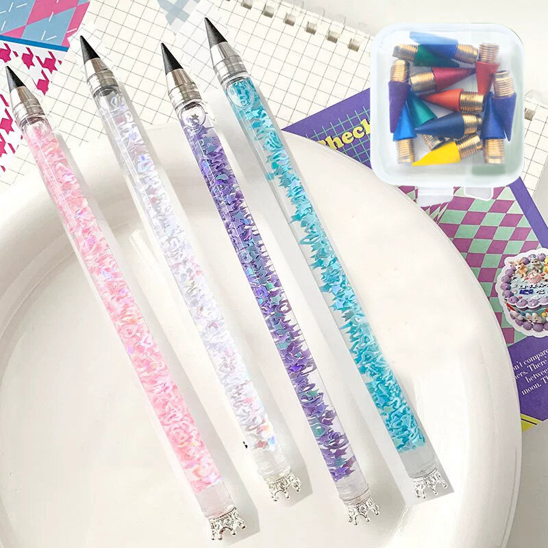 WOWMICA Карандаш, твердость: HB (Твердо-мягкий), толщина: 0.5 мм, 4 шт.