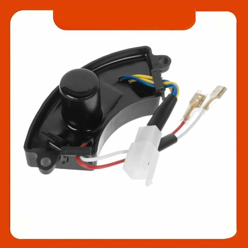 Блок электроники AVR (Автоматический регулятор напряжения) для генераторов 2-3 кВт, 220В, 2 штекера (пластик)