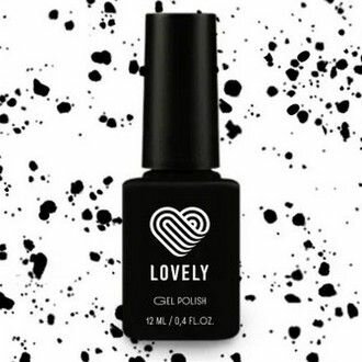 Матовый топ с черным вкраплением "Point" Lovely" 7 мл