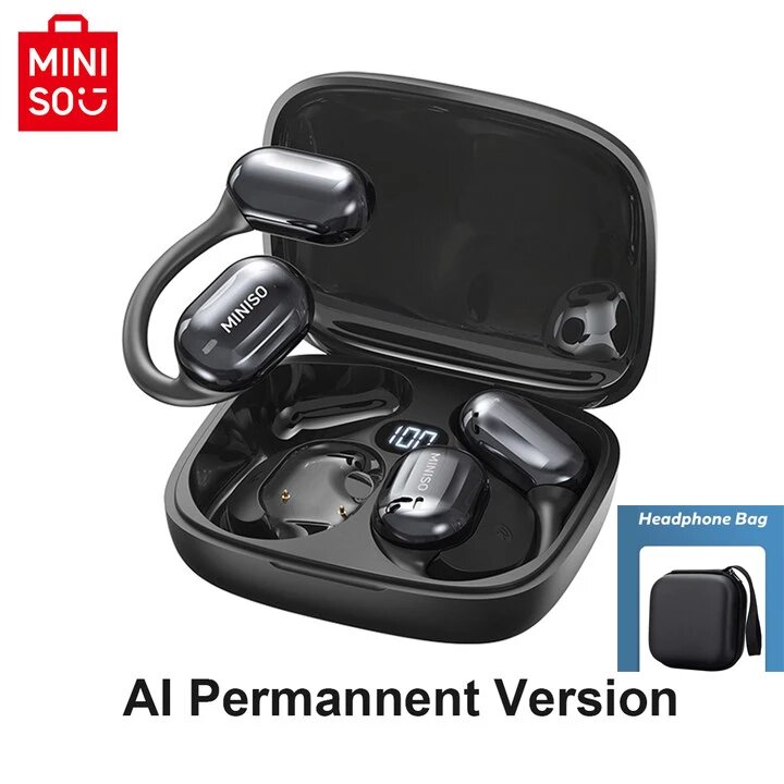 Беспроводные наушники-переводчики MINISO MS162 MS162 Black Case