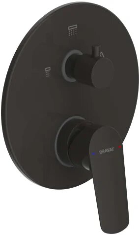 Встраиваемый смеситель для душа и ванны Bravat Rhein PB8429564BW-3-ENG