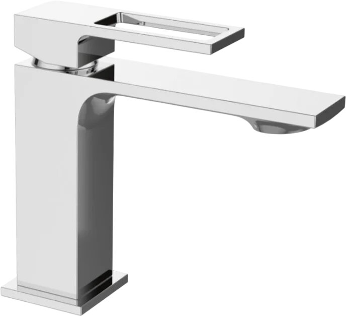 Смеситель для раковины BelBagno Luce LUC-LVM-CRM хром, глянцевый, кран для ванной в раковину, из латуни, рычажный, с керамическим картриджем