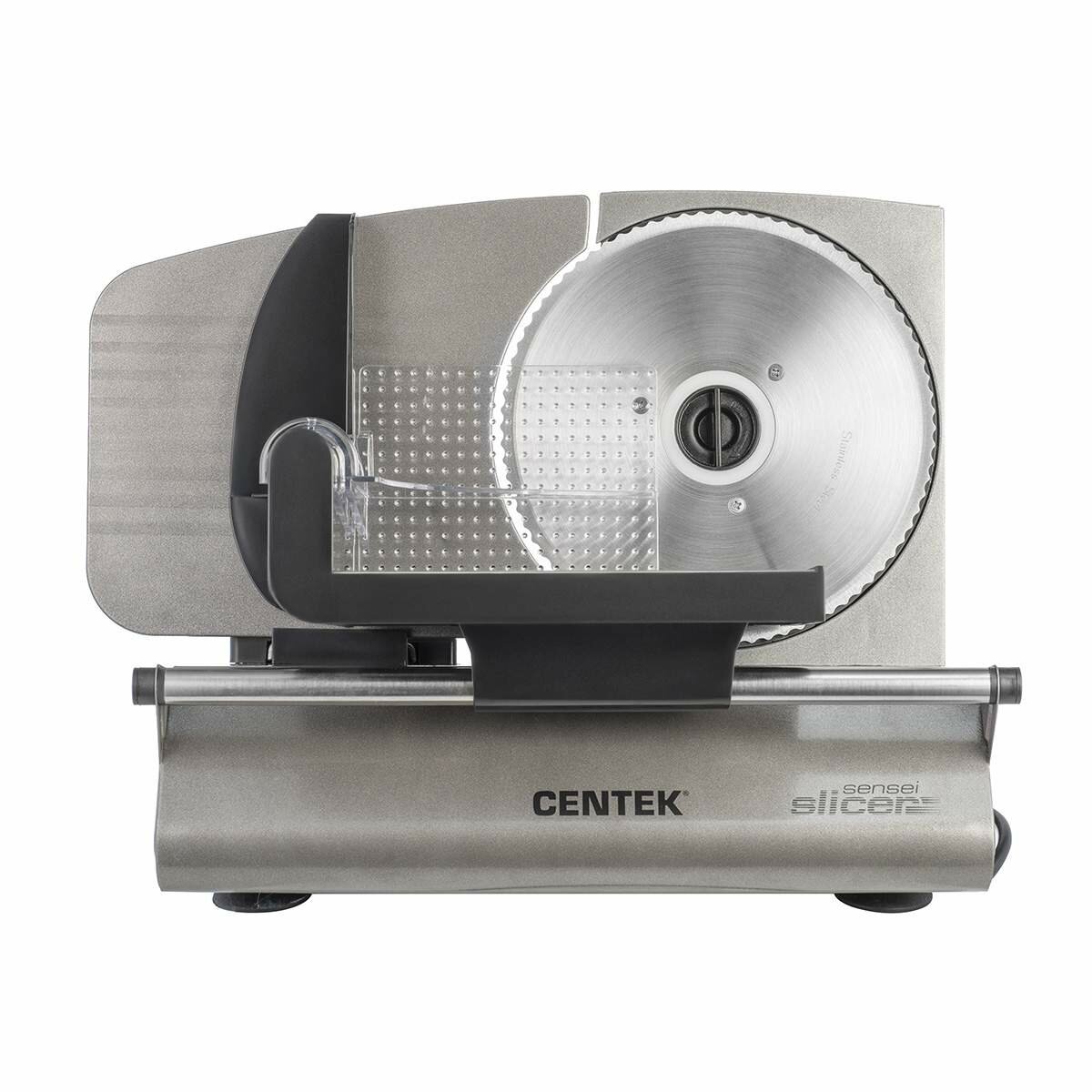 Ломтерезка CENTEK СТ-1380, прорезиненные ножки, защита от перегрузки
