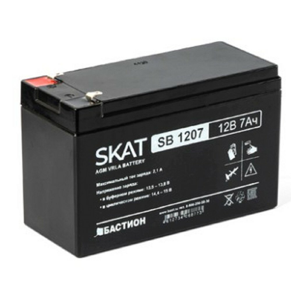 Батарея для ИБП Бастион SKAT SB 1207 12B, 7000мАч AGM