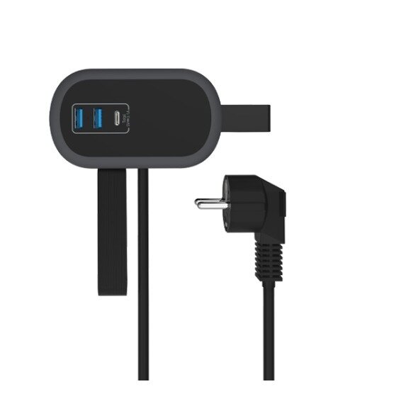 Сетевой фильтр Ritmix RM-112C Black — фото 1