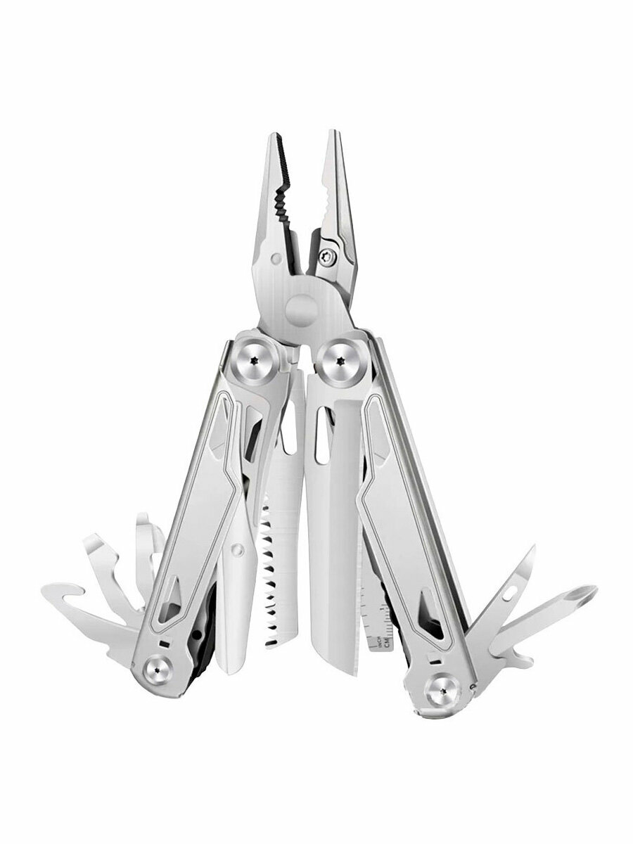 Мультитул-пассатижи с набором бит SUNTEK Multitool Plier Silver (MQ071)