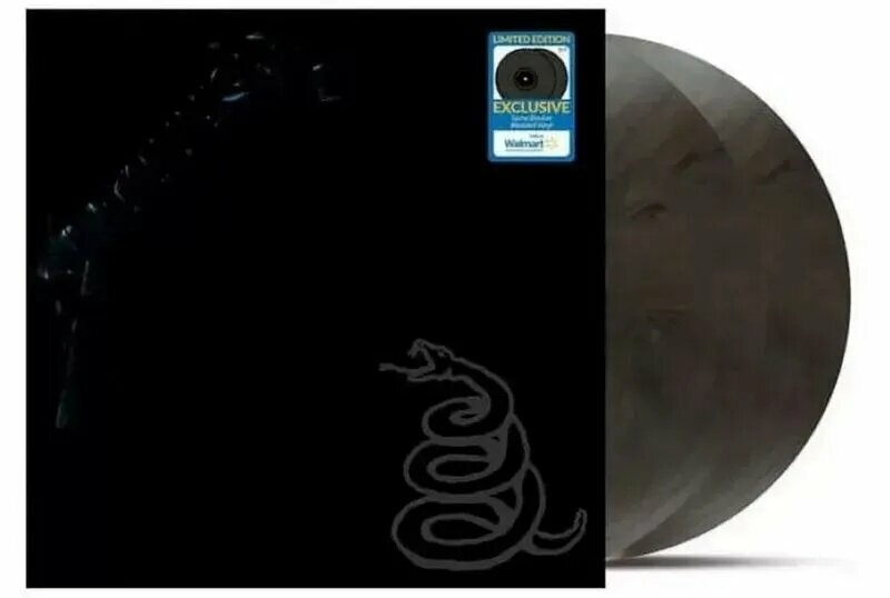 Виниловая пластинка Metallica - Metallica (Limited Edition, Clear with Black Marble, 180g, Remastered)