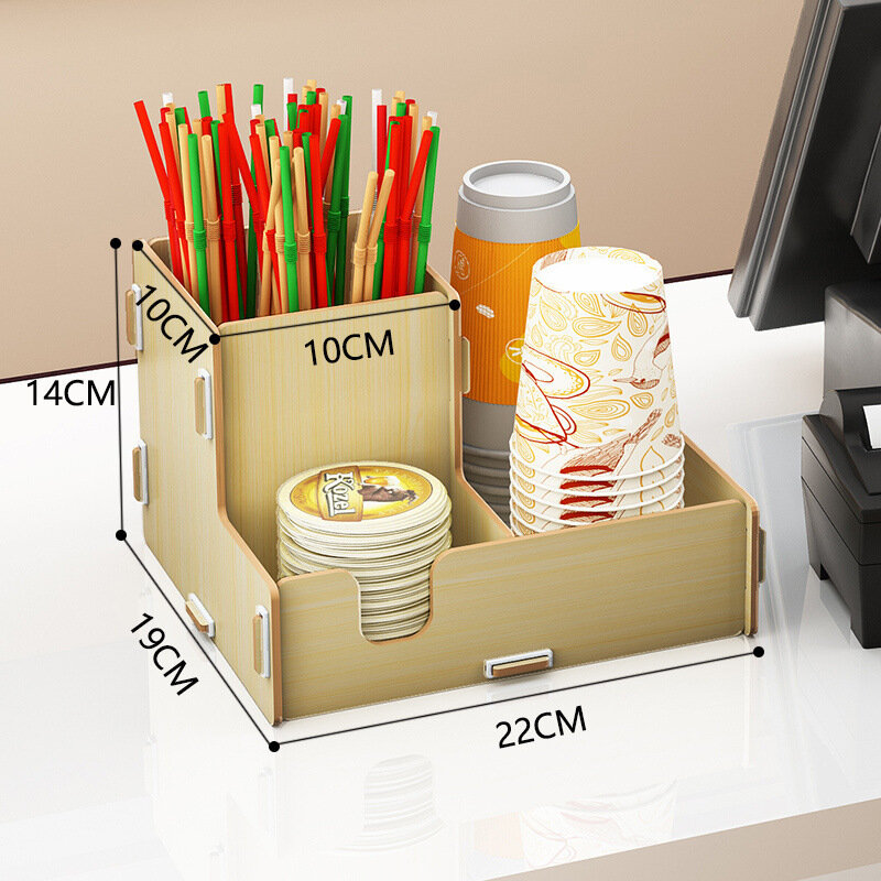 Настольный многофункциональный держатель для стаканов, одноразовая бумажная подставка для стаканов, диспенсер для стаканов в молочном чайном магазине, барная стойка в кофейне