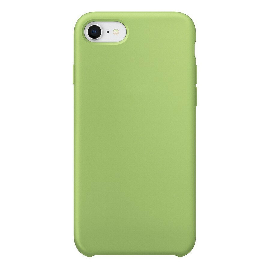 Силиконовая накладка без логотипа (Silicone Case) для Apple iPhone 6+ фисташковый