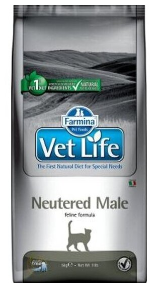 Корм сухой Farmina Vet Life для кастрированных котов 5 кг