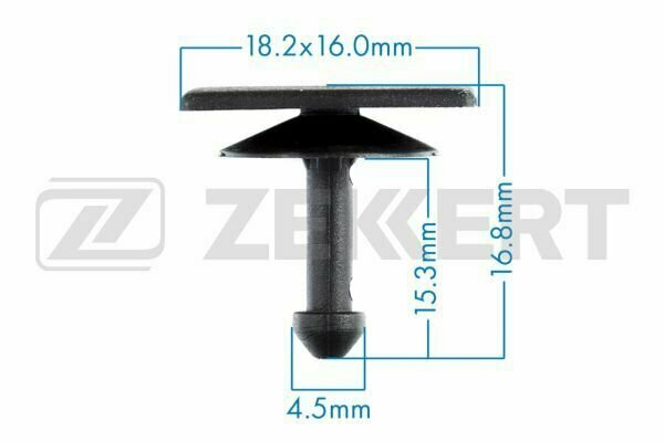 Zekkert Клипса крепёжная для Subaru (миним. кол-во заказа 10 шт)