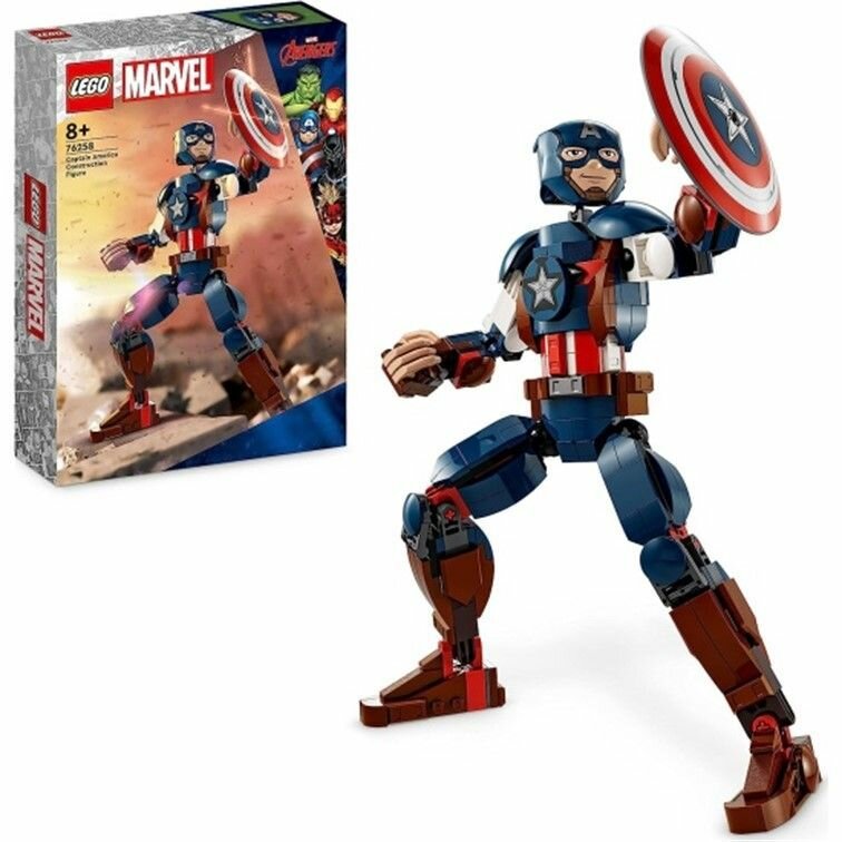 76258 Конструктор LEGO Super Heroes Captain America figurine Сборная фигурка Капитана Америки 310 деталей