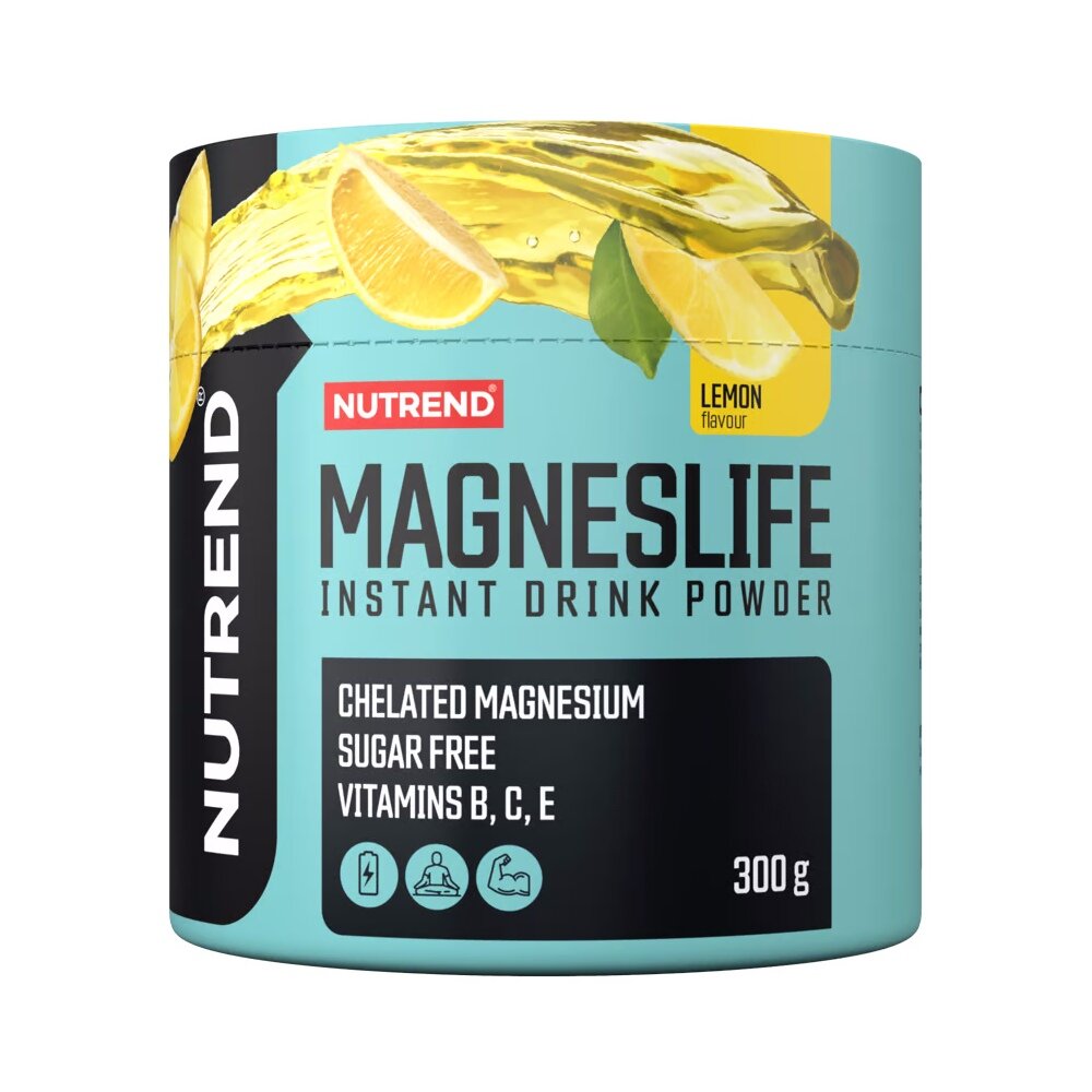 Nutrend Magneslife Instant Drink Powder, 300 г, Вкус Raspberry / Малина