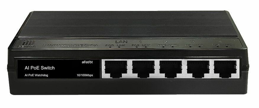 Коммутатор PoE 4-порта TS-S1105 Tantos