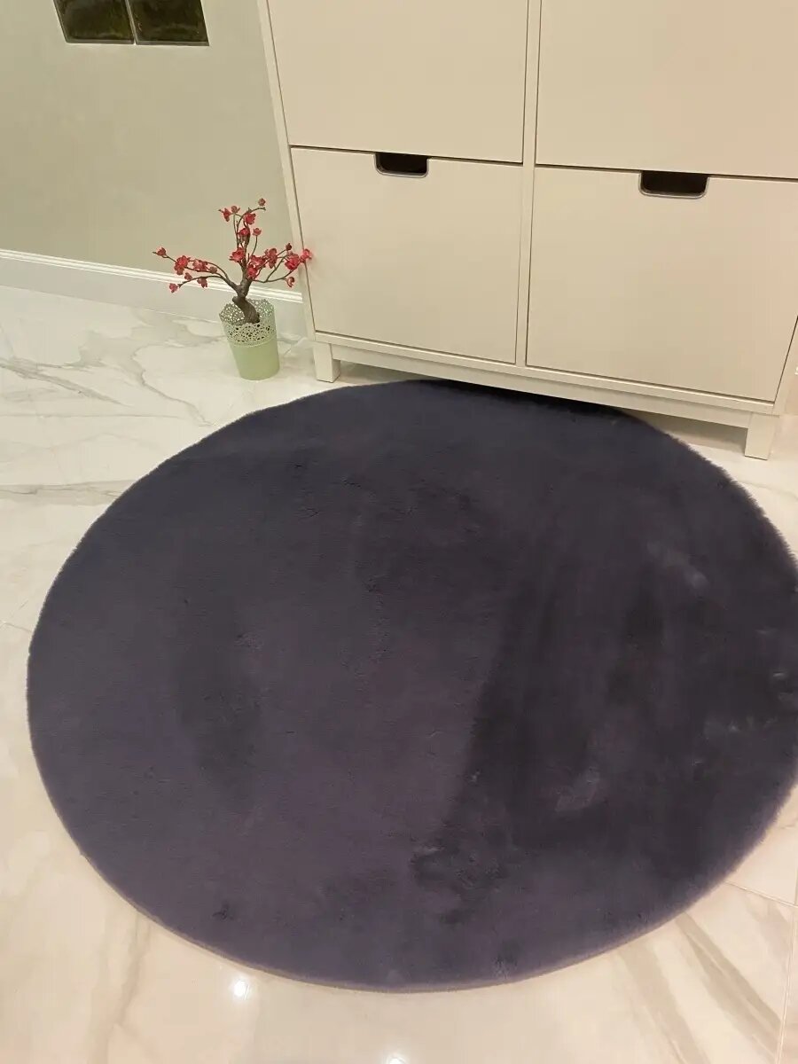 Ковер Natali's Carpets на пол в комнату, прикроватный 200х200 см круглый — фото 1